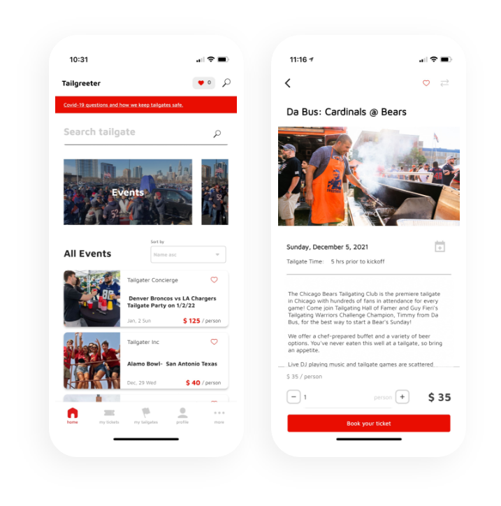 Tailgreeter - Join the Party!